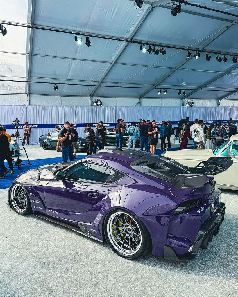 Toyota Supra MK5 A91 3.0 Aftermarket Parts Robot Craftsman Rear Louvers ...