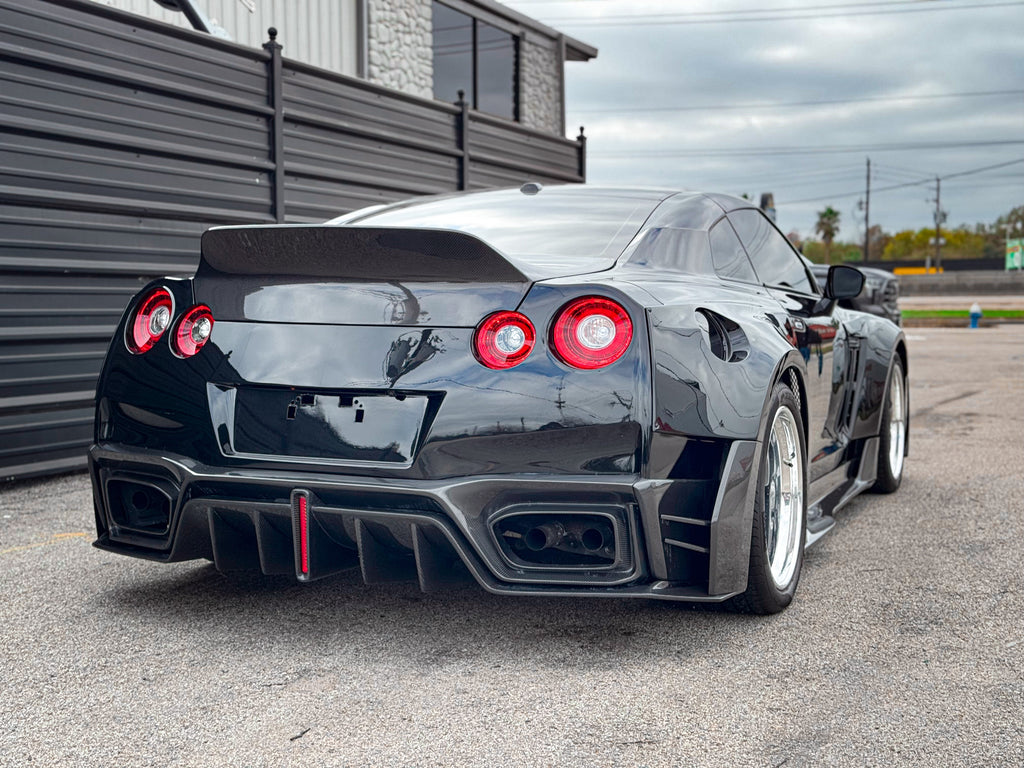 Robot Craftsman "Godzilla" Widebody Rear Diffuser for Nissan GTR R35 2