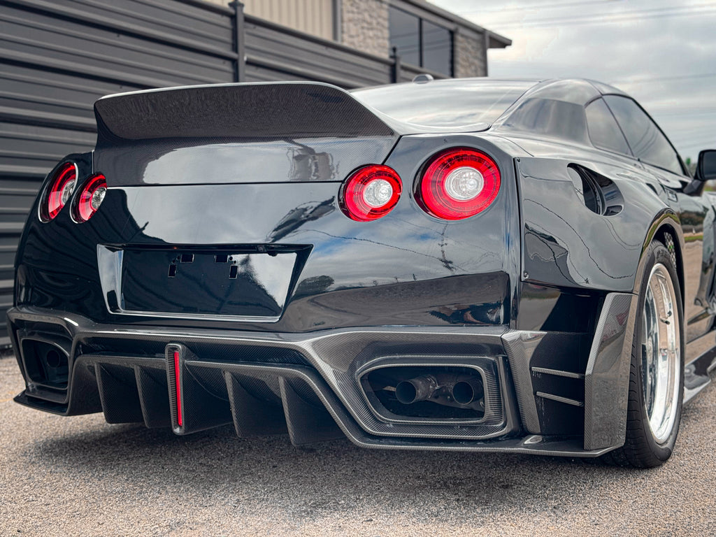 Robot Craftsman "Godzilla" Widebody Rear Diffuser for Nissan GTR R35 2