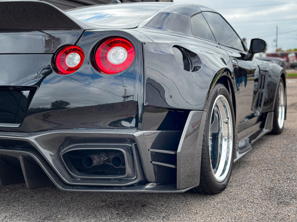 Robot Craftsman "Godzilla" Widebody Rear Diffuser for Nissan GTR R35 2