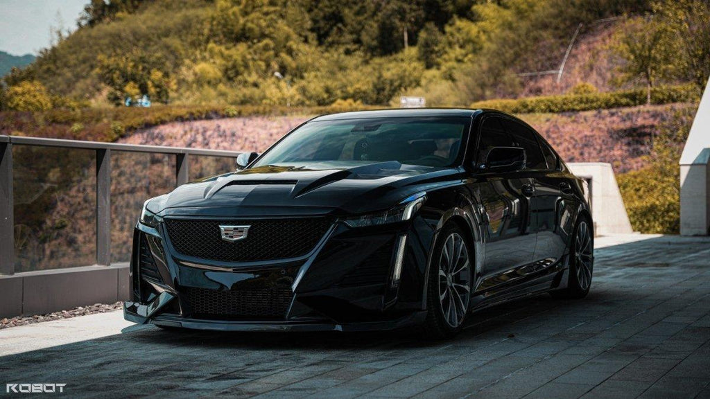 Cadillac CT5 CT5-V Sport/Base Aftermarket Parts - Robot Craftsman's Side Skirts Carbon/FRP