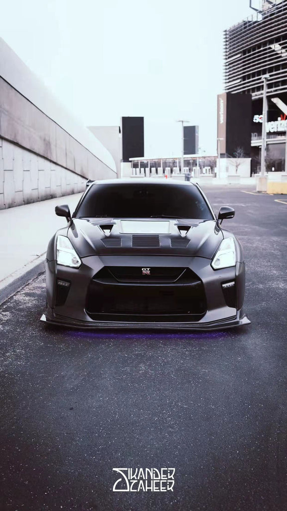 Carbon Fiber Swan Neck Hammer GT Wing For Nissan GTR R35 – Robot Craftsman