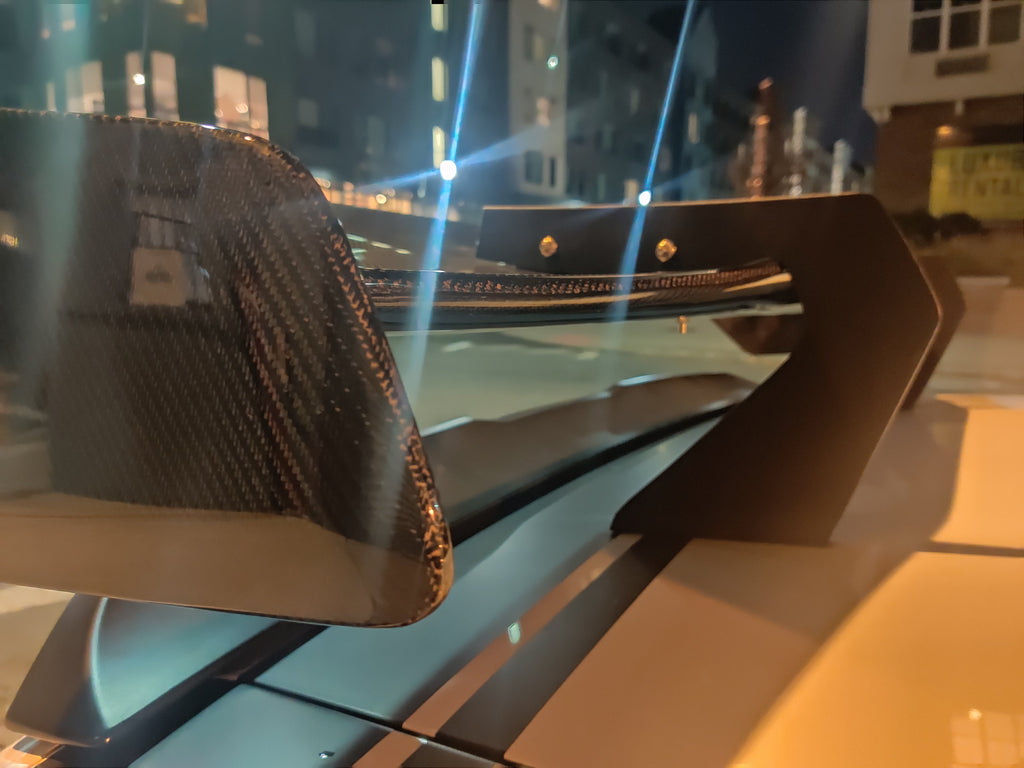 Carbon or FRP Swan Neck GT Wing For Challenger Hellcat – Robot Craftsman