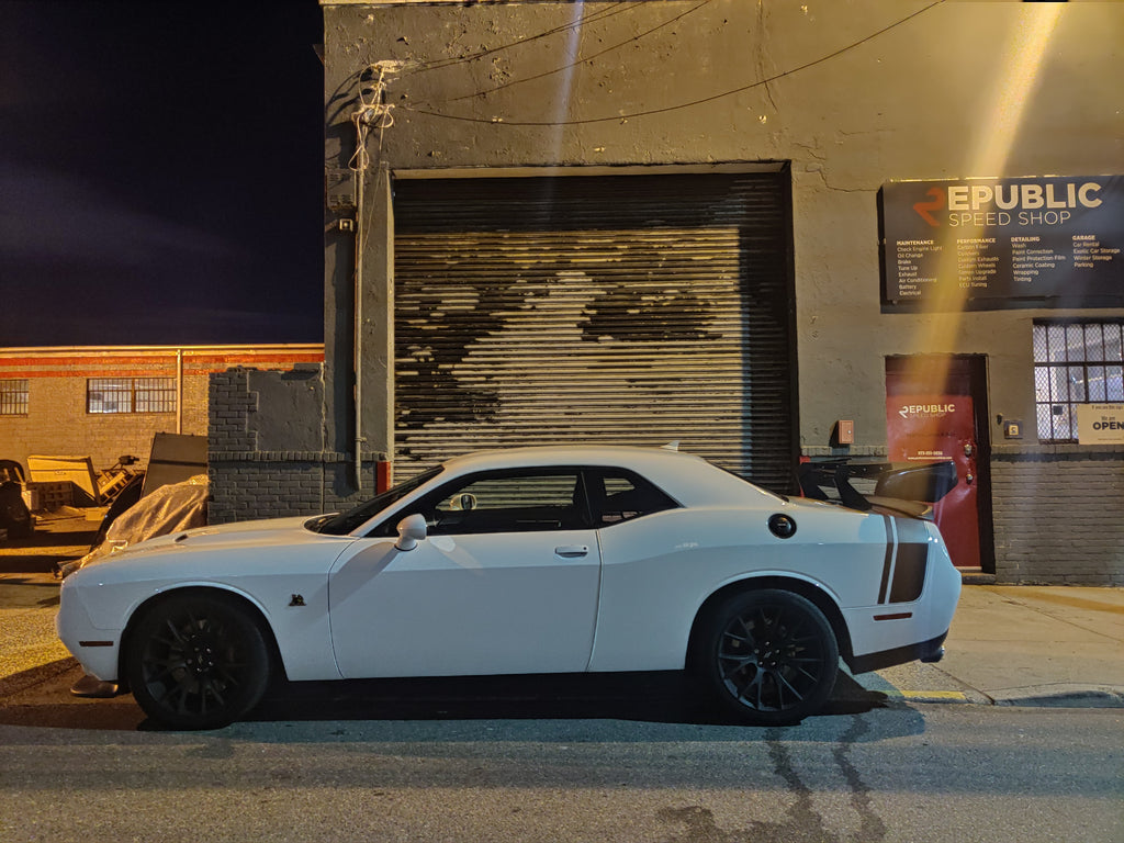 Carbon or FRP Swan Neck GT Wing For Challenger Hellcat – Robot Craftsman