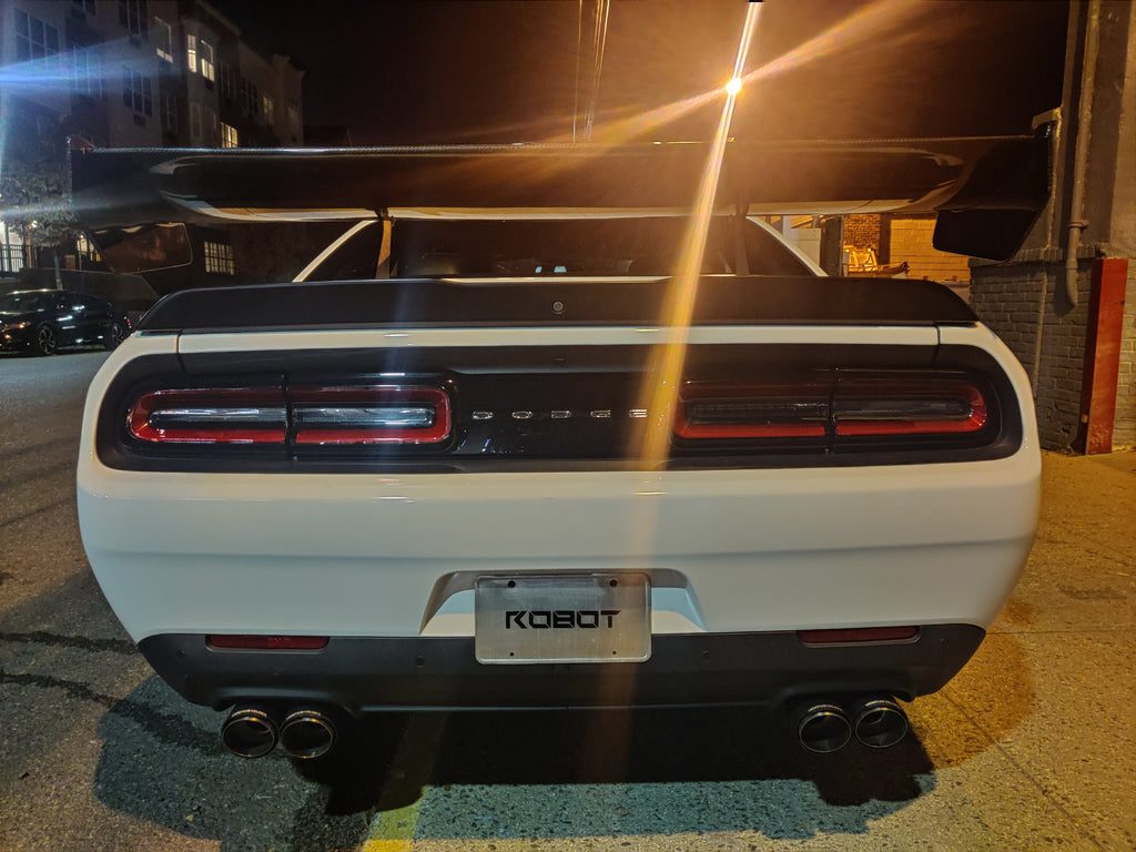 Carbon or FRP Swan Neck GT Wing For Challenger Hellcat – Robot Craftsman