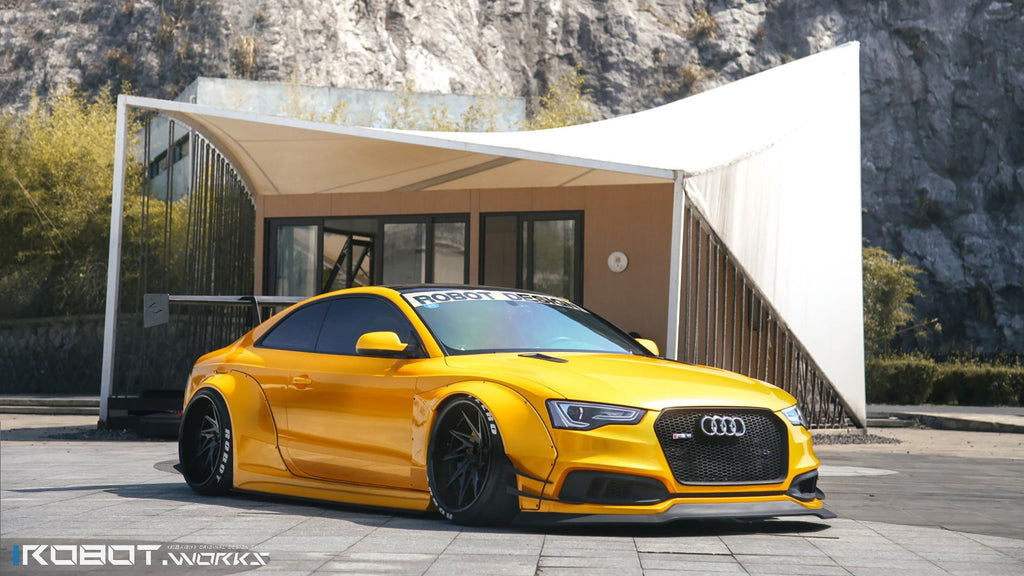 Widebody Fender Arches Wheel Arches and Side Skirts Audi – Robot Craftsman