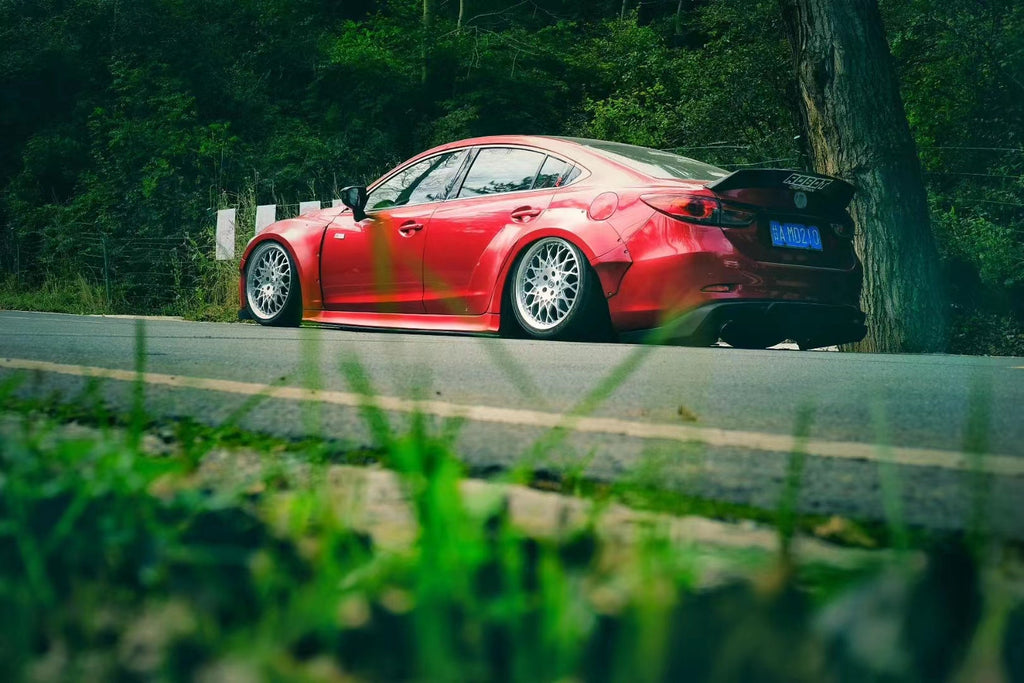 Mazda 6 Ducktail Rear Spoiler Wing FRP or Carbon Fiber – Robot Craftsman